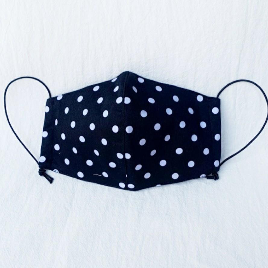 Dots & Drops (Swipe for More) Reusable Mask, Health & Nutrition, Face ...