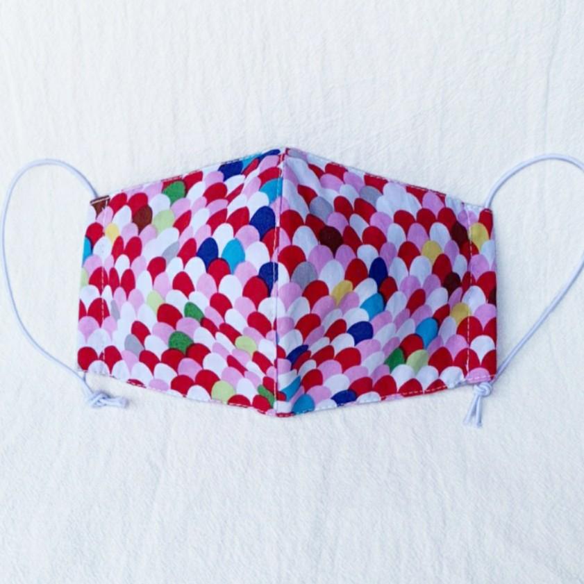 Dots & Drops (Swipe for More) Reusable Mask, Health & Nutrition, Face ...