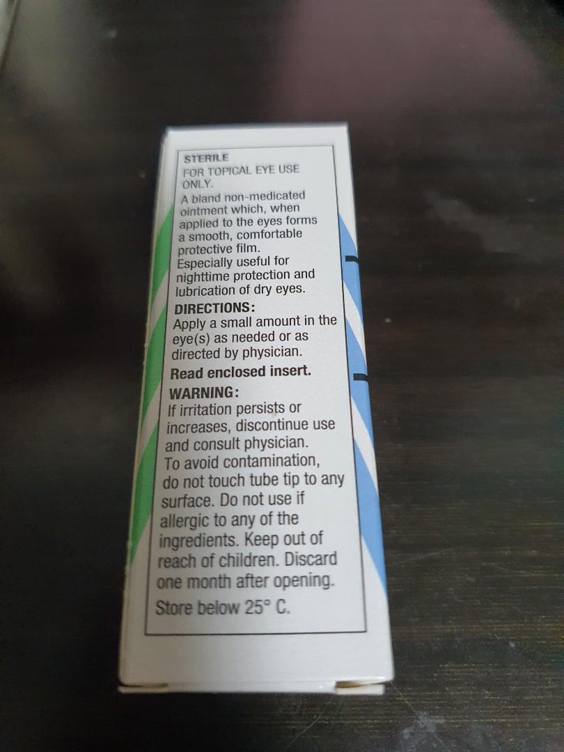 Duratears Sterile Ocular Lubricant Ointment 3.5g Alcon protection for ...