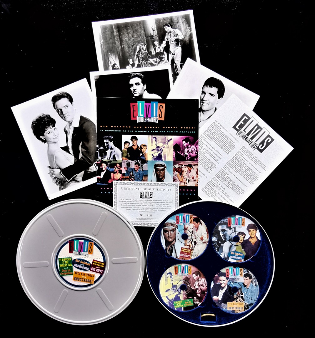 Elvis Double Features 4-CD Collectors Set, Hobbies & Toys, Music ...