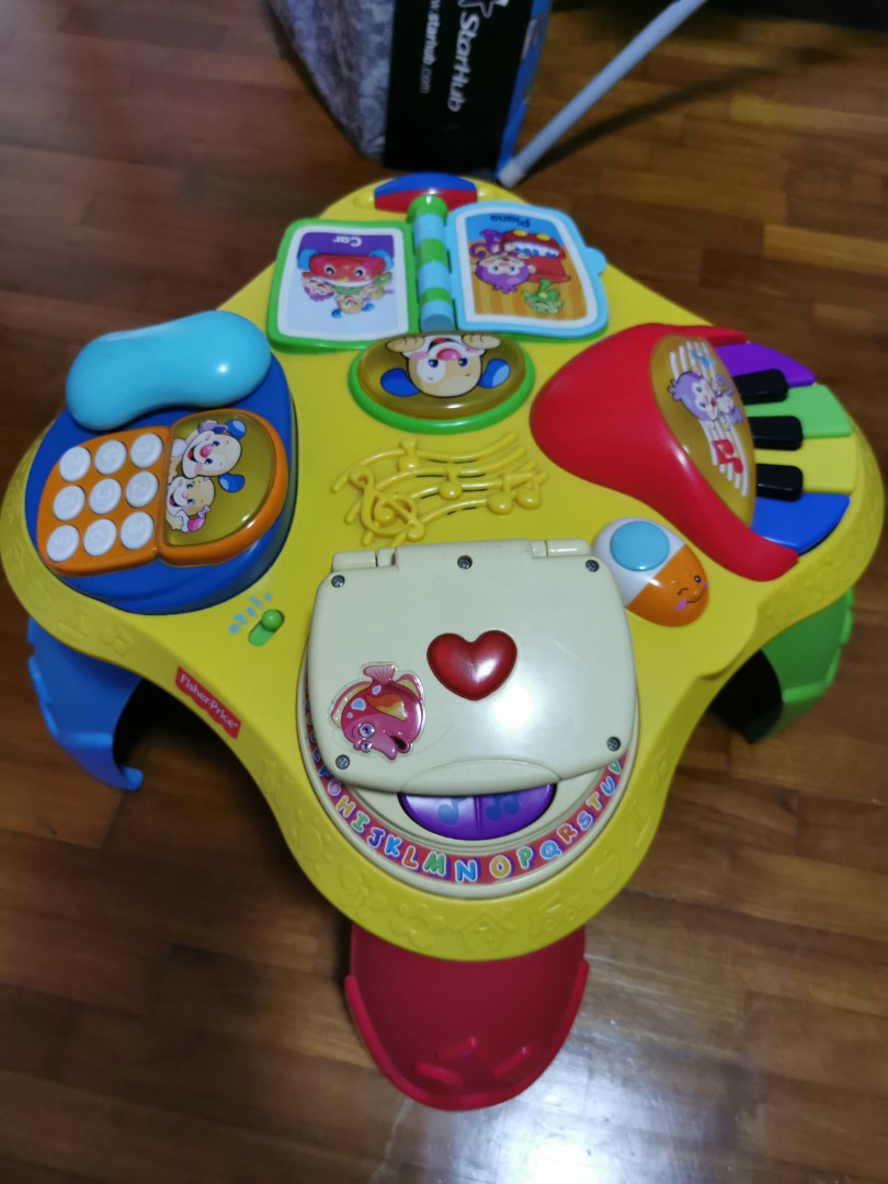 Fisher price laugh and learn activity table, Babies & Kids, Infant ...