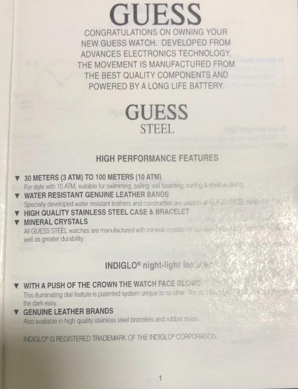 Guess Watch-Old Model, Men's Fashion, Watches on Carousell