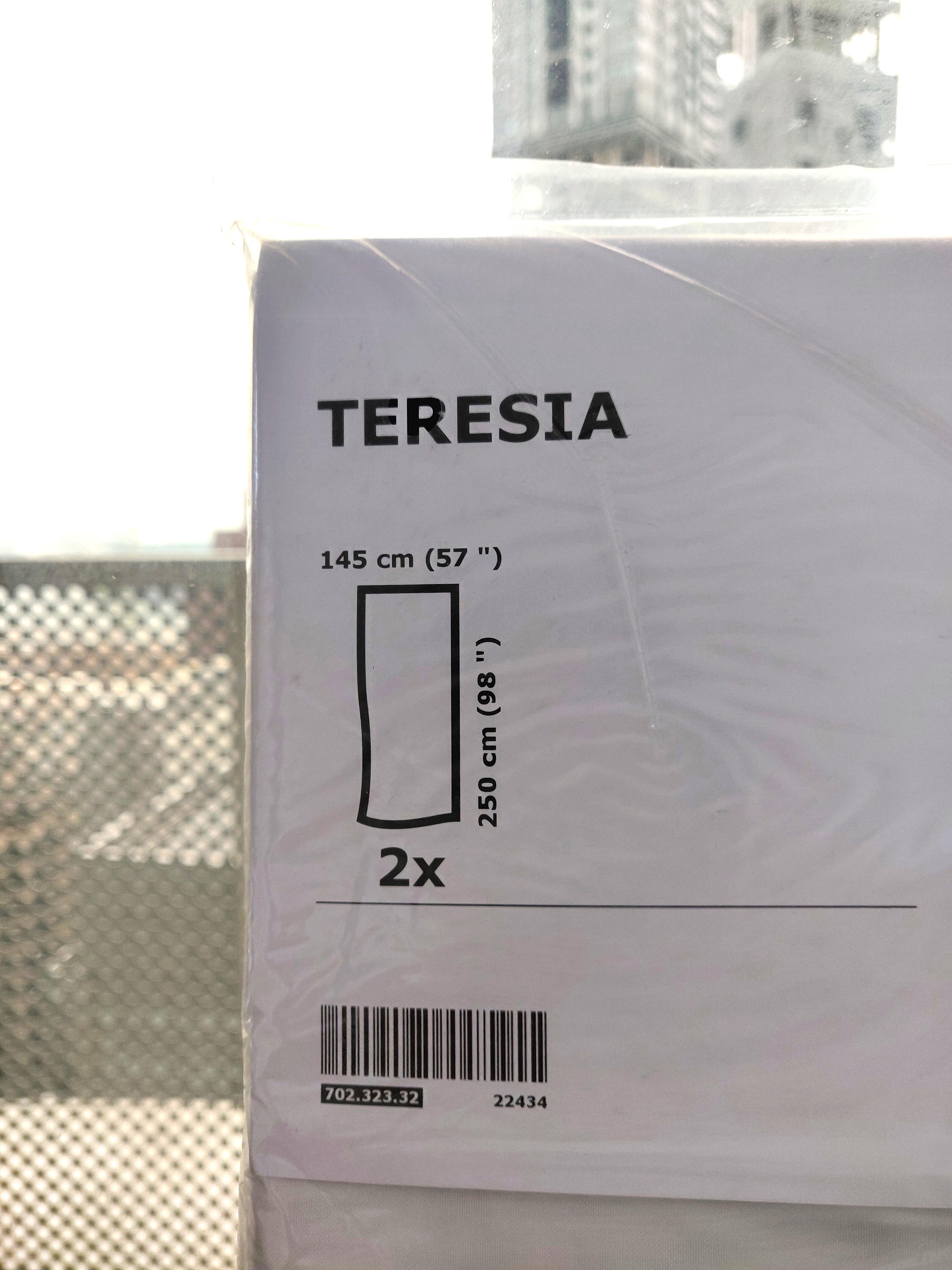 IKEA Teresia Sheer Curtain, Furniture & Home Living, Kitchenware ...