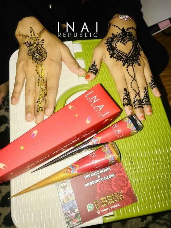 INAI UKIR / INAI PENGANTIN / INAI LUKIS / HENNA CONE / HALAL HENNA ...