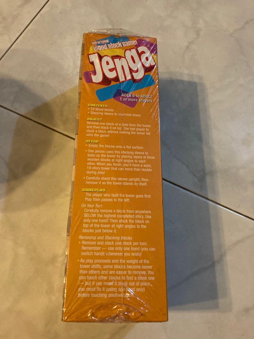 Jenga Tube Pack (Original), Hobbies & Toys, Toys & Games on Carousell