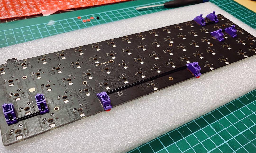 KBD67 V2 MKII Mechanical Keyboard Case with Brass Plate with Hotswap ...