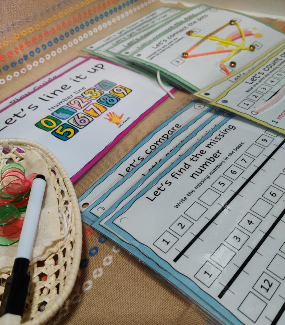 Preschool Numeracy Learning Kit- Let's Line It Up (Number line ...
