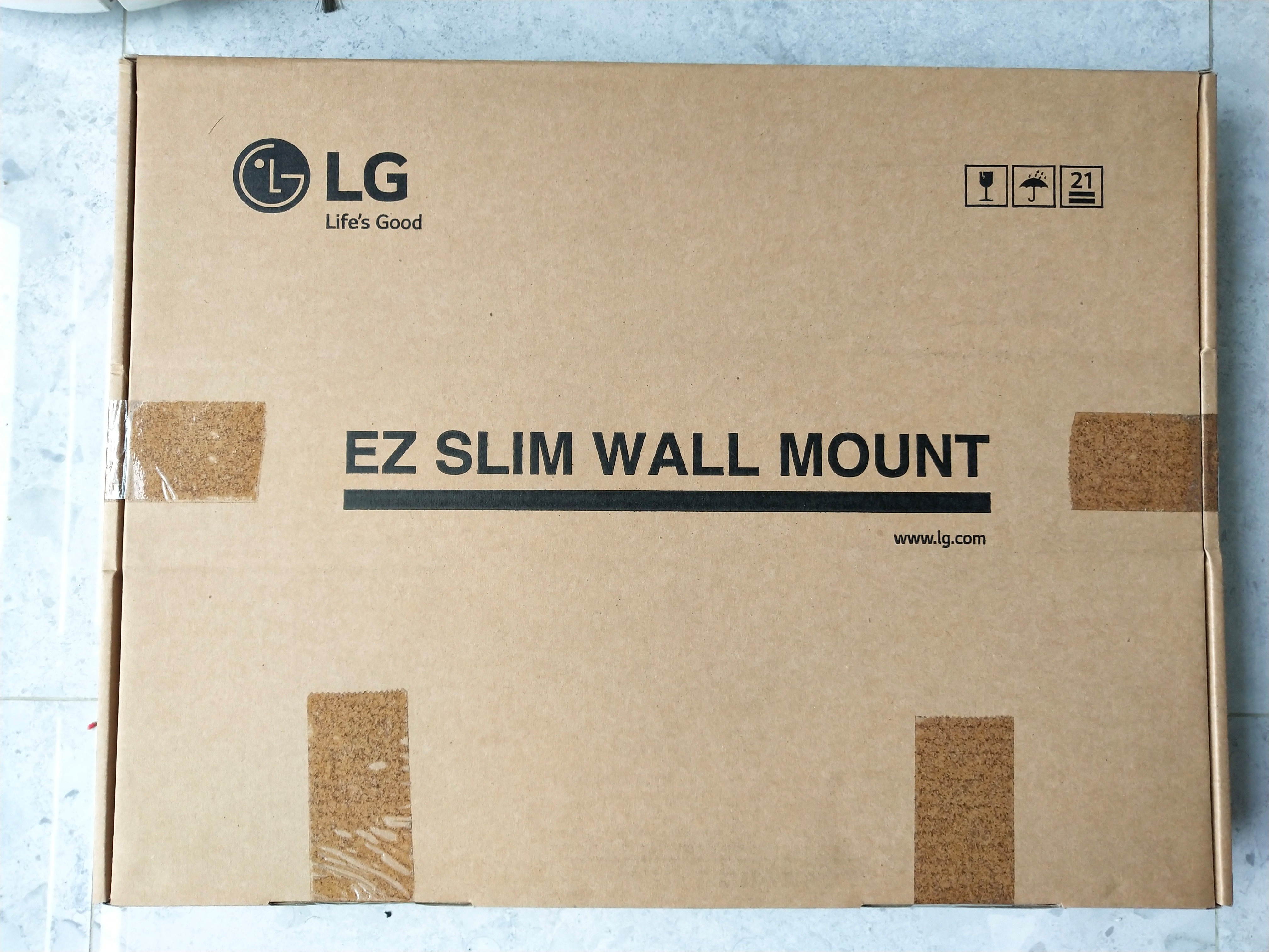 LG EZ slim wall mount, TV & Home Appliances, TV & Entertainment, TV ...