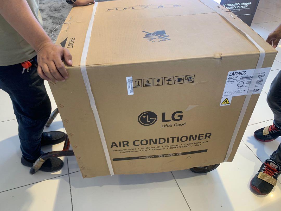 LG WINDOW TYPE AIRCON DUAL INVERTER LA080ec la100ec la150ec la200ec ...