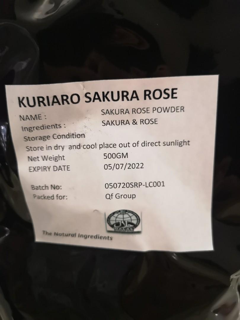 Matcha Hojicha Sakura Powder, Food & Drinks, Fresh Produce on Carousell