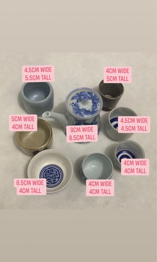 Mix and Match Collection of Mini Tea Set, Furniture & Home Living, Home ...