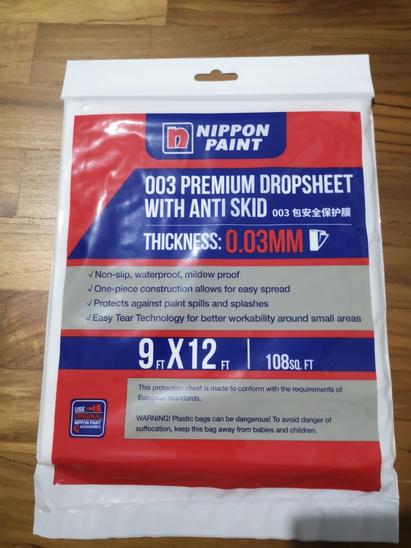 Nippon paint drop cloth, Everything Else on Carousell