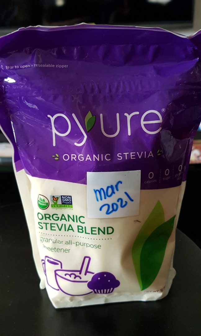 Organic PYURE Stevia sweetner 454g pack, Food & Drinks, Fresh Produce ...