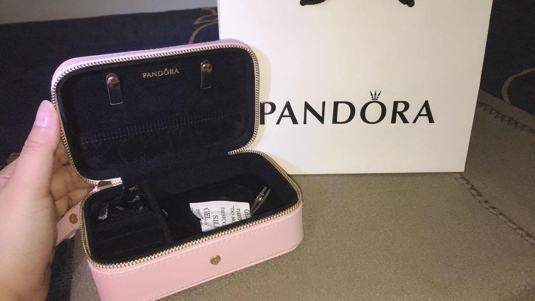 Pandora jewellery box in pink colour, Women's Fashion, Bags & Wallets ...