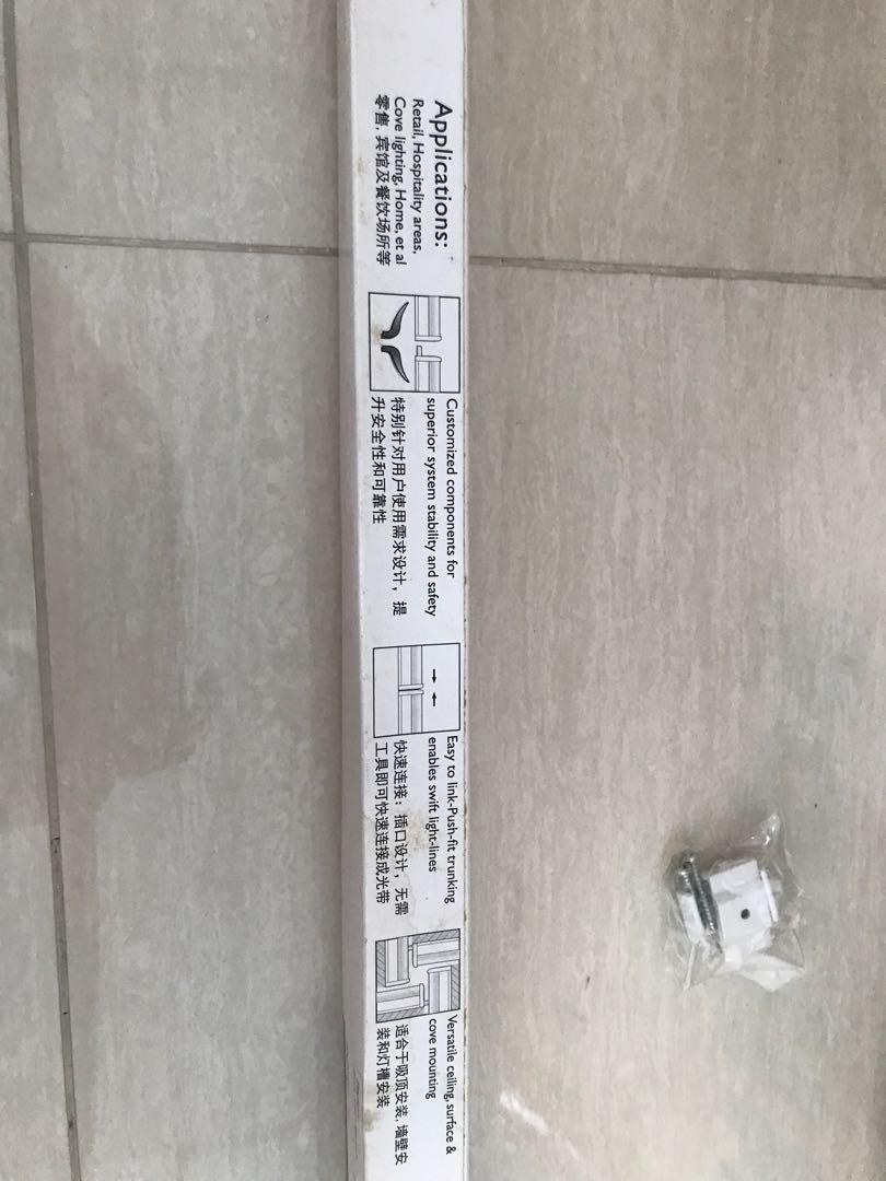 Philips LED batten light T5 and connectors, Furniture & Home Living ...