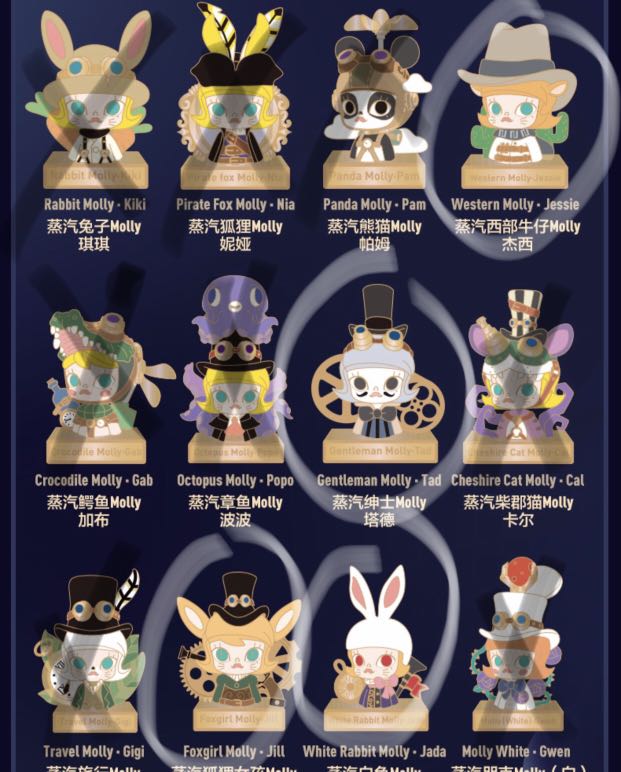 Popmart preorder molly pin, Hobbies & Toys, Toys & Games on Carousell