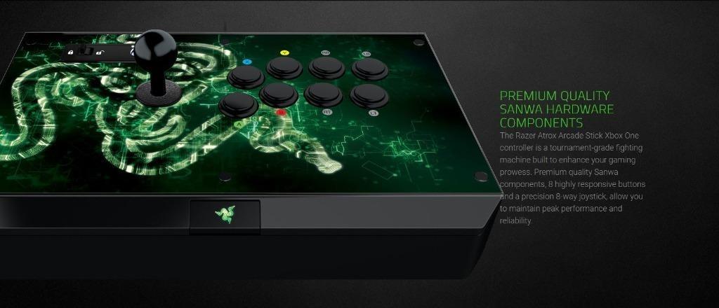 RAZER ATROX Gaming Arcade Fighting Stick - XBOX and PC, Toys & Games ...