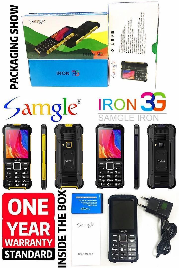 *SAMGLE (Model: IRON)* *TM Number: 40201809130W* *3G PHONE, Mobile ...