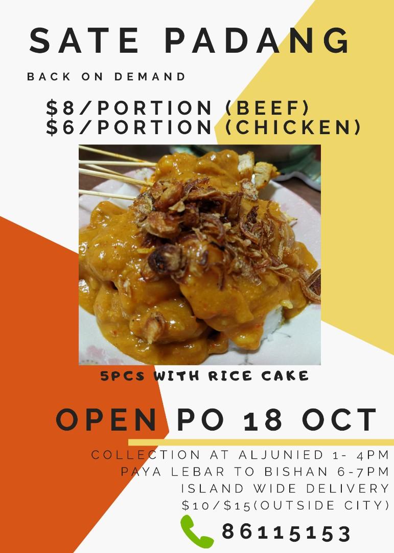 Sate Padang - INDONESIA, Food & Drinks, Local Eats on Carousell