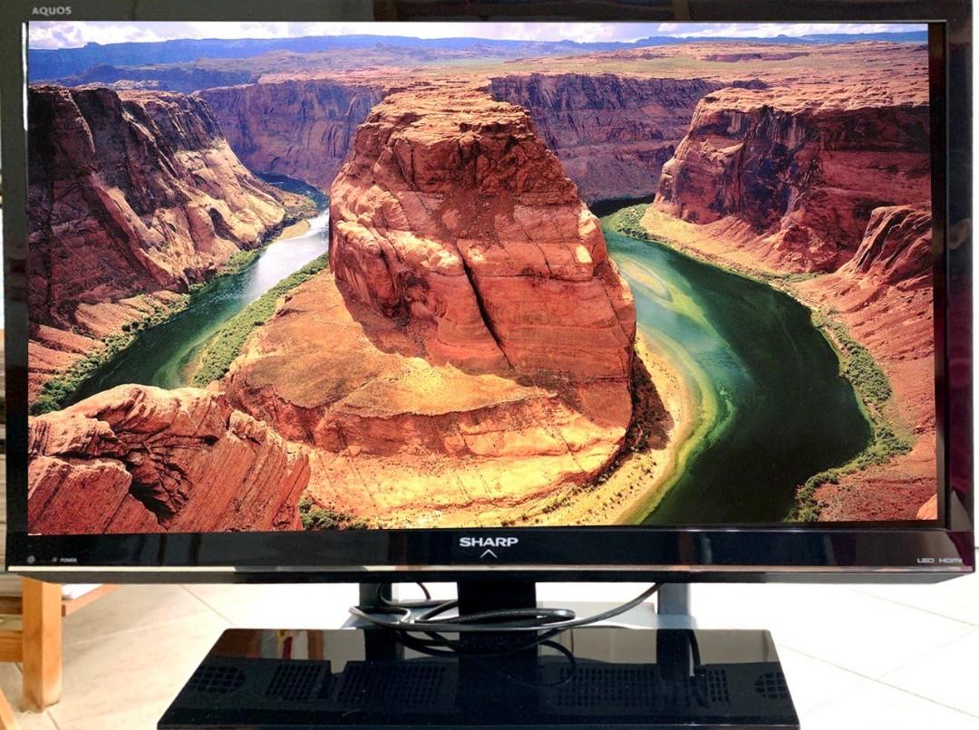 SHARP LED BACKLIGHT TV MODEL LC-32LE155M, TV & Home Appliances, TV ...