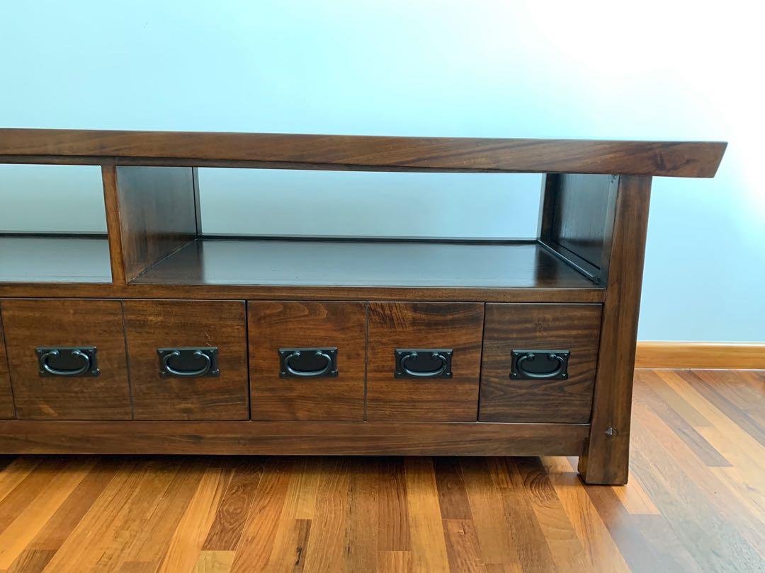 Shinto Style TV Media Console Table - Tequila Kola, Hong Kong ...