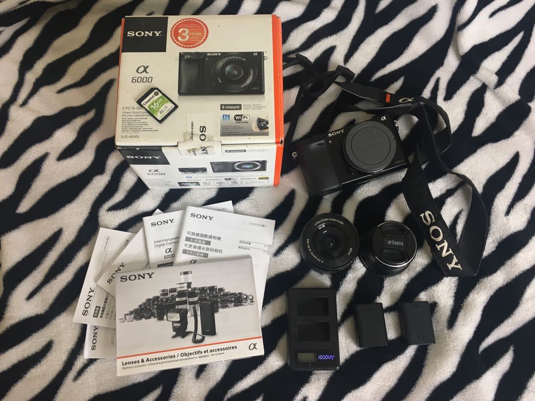 Sony Alpha A6000 Complete with Box Mirrorless Camera, Photography ...
