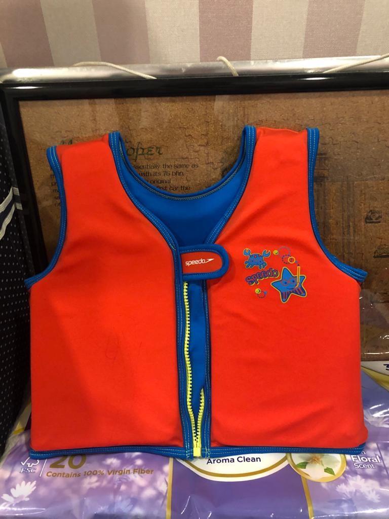 SPEEDO swimming life jacket, Babies & Kids, Babies & Kids Fashion on ...
