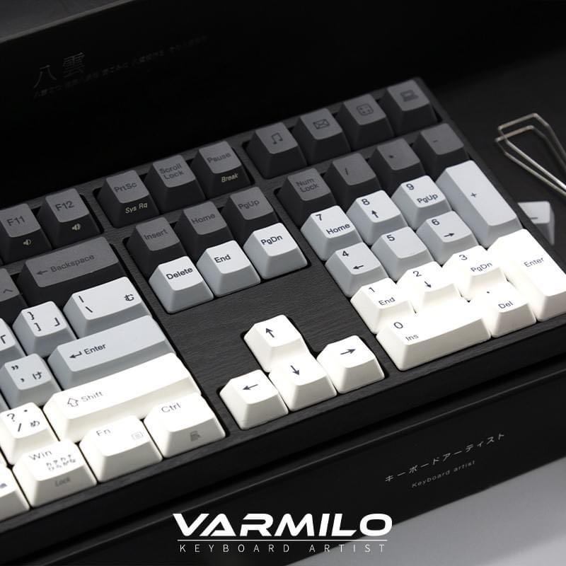 (Back-lit) Varmilo VA108M / VA87M Yakumo (Monogray) Mechanical Gaming ...