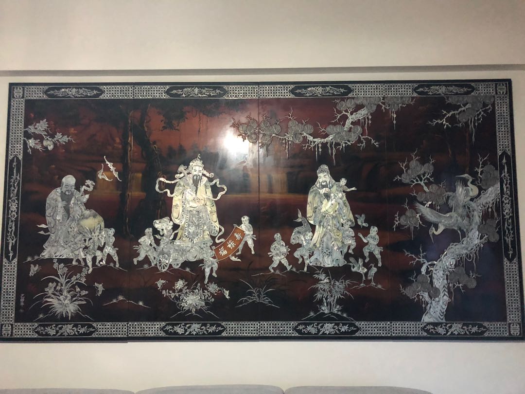 Vintage Chinese shell painting, Hobbies & Toys, Memorabilia ...