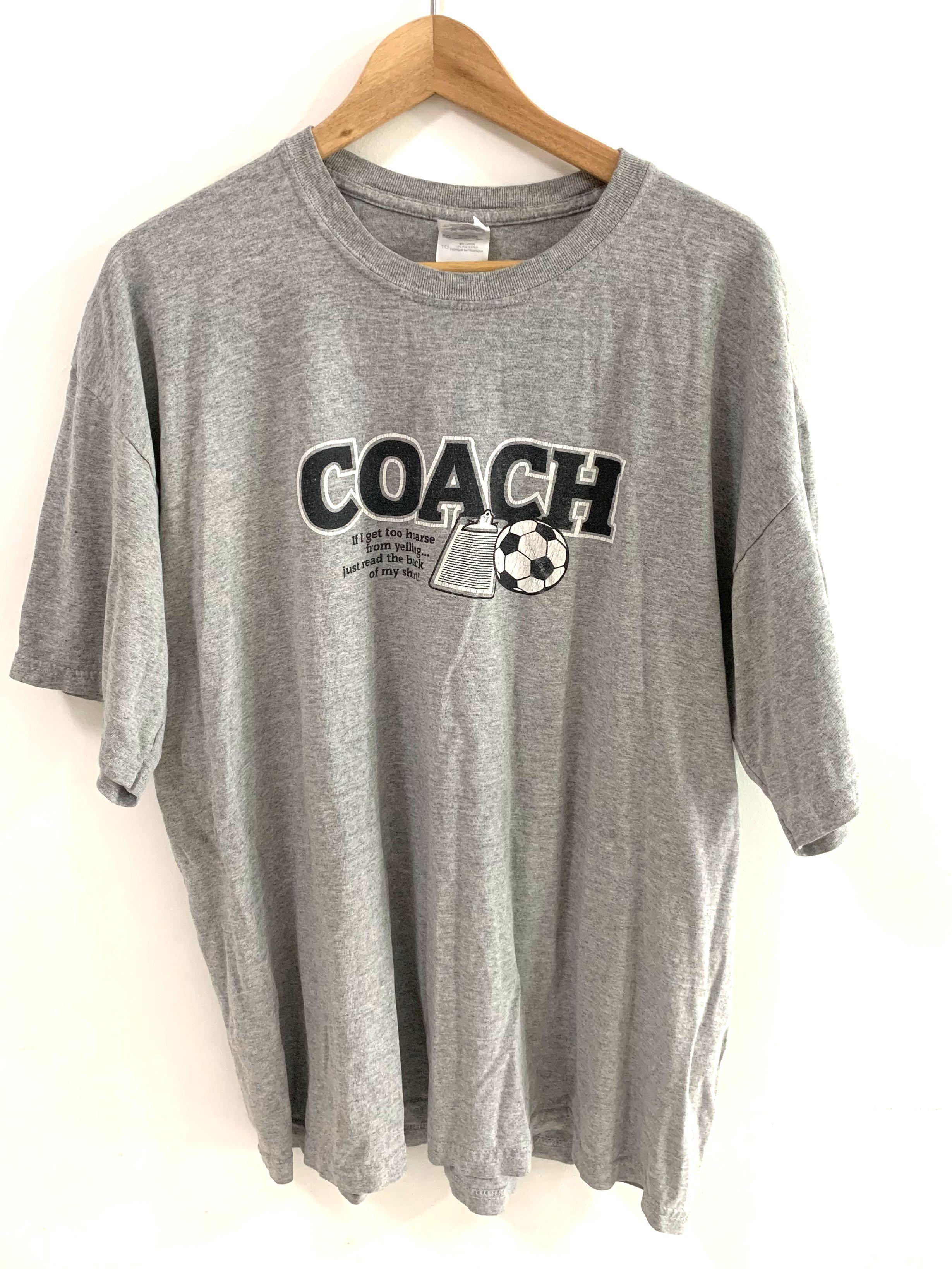 Vintage Coach Tee by Gildan Tag, Men's Fashion, Tops & Sets, Tshirts ...