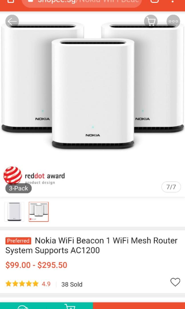 Brand new nokia mesh Wifi router, Computers & Tech, Parts & Accessories ...