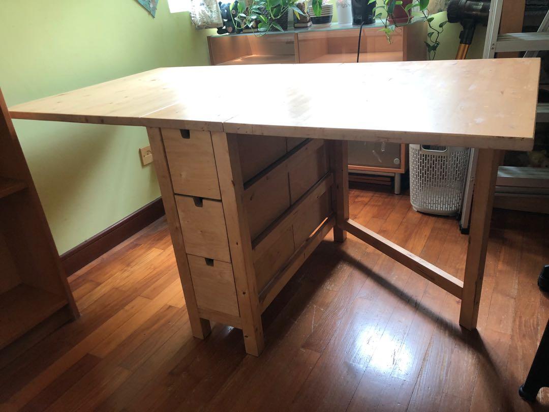 Wooden Table (expandable), Furniture & Home Living, Furniture, Tables ...