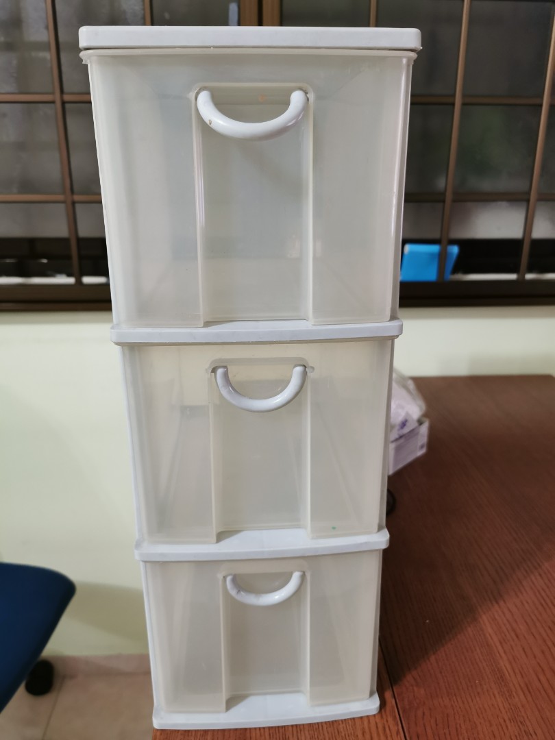 3 tier plastic drawer with dimensions as shown, Hobbies & Toys ...
