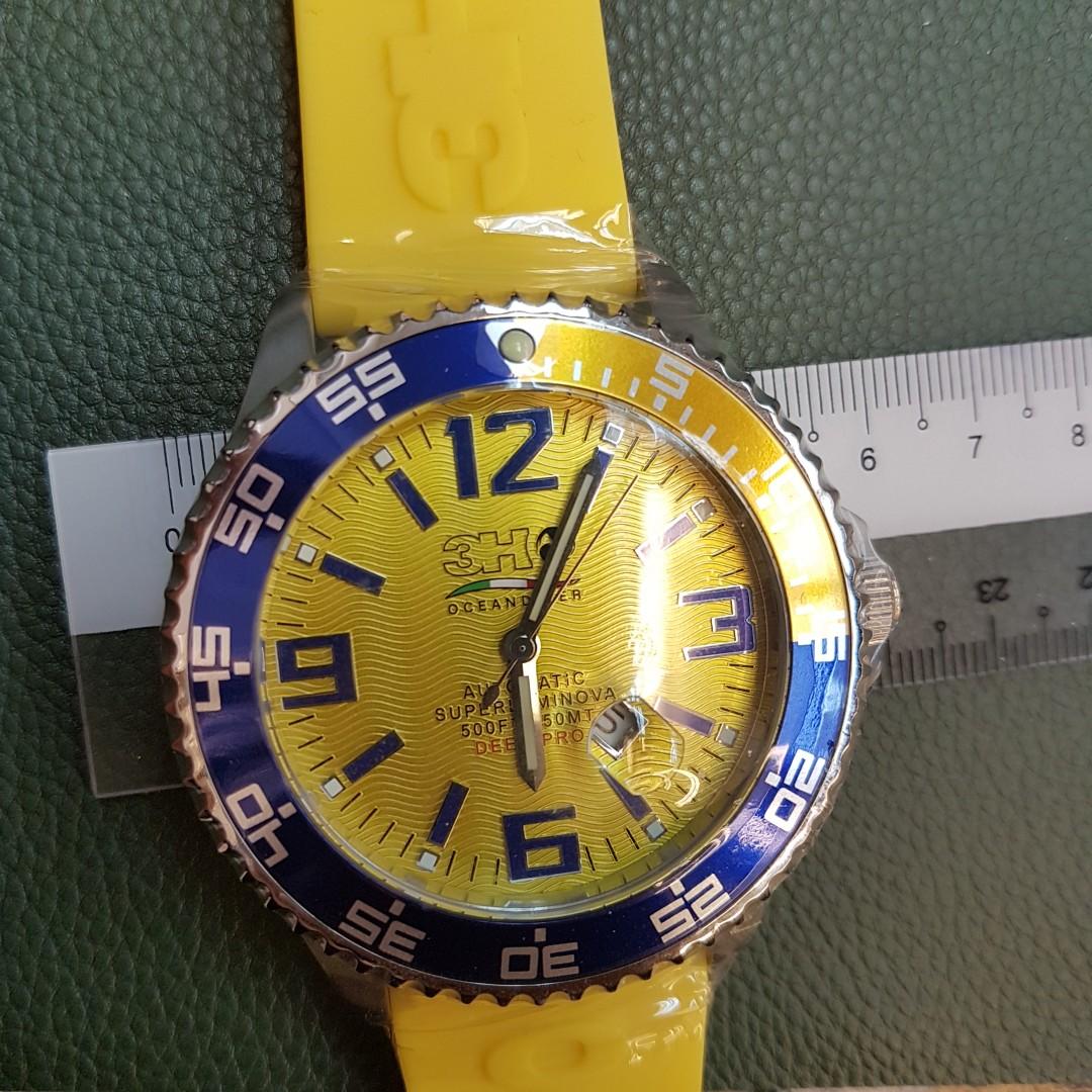3H Italia Ocean Diver Jumbo Oversized Watch, Mobile Phones & Gadgets ...