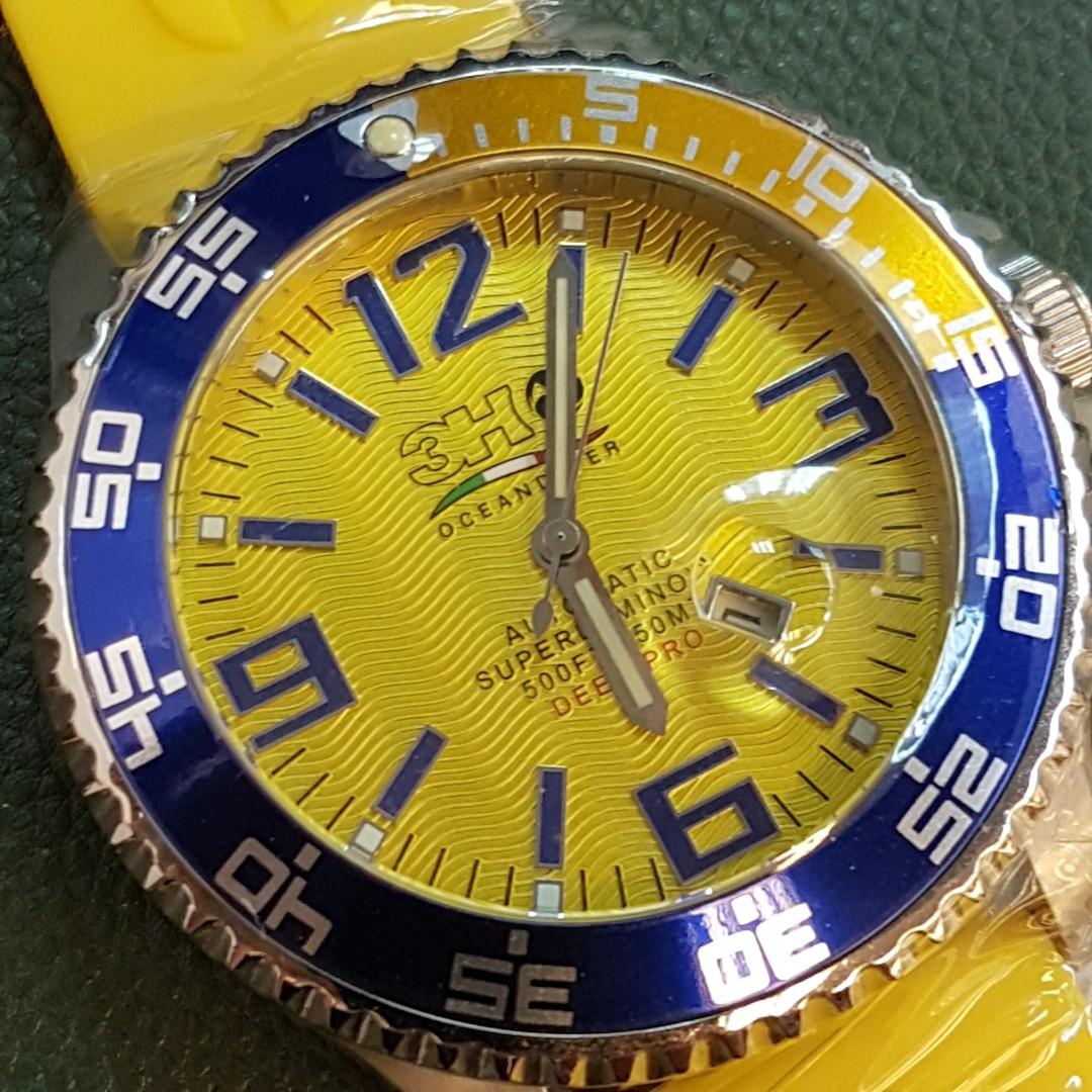 3H Italia Ocean Diver Jumbo Oversized Watch, Mobile Phones & Gadgets ...