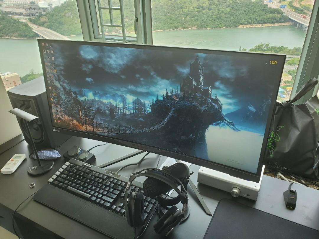 Acer Predator X34 100hz ips 3440x1440 ultrawide, 電腦＆科技, 電腦周邊及配件, 電子屏幕 ...