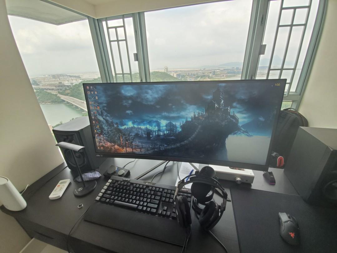 Acer Predator X34 100hz ips 3440x1440 ultrawide, 電腦＆科技, 電腦周邊及配件, 電子屏幕 ...