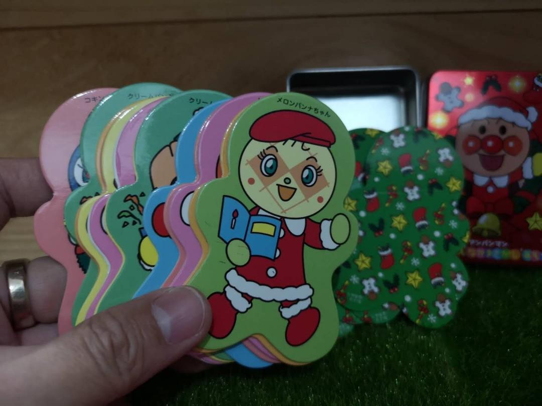 Anpanman Characters Cards Christmas set with Metal Box, Hobbies & Toys ...
