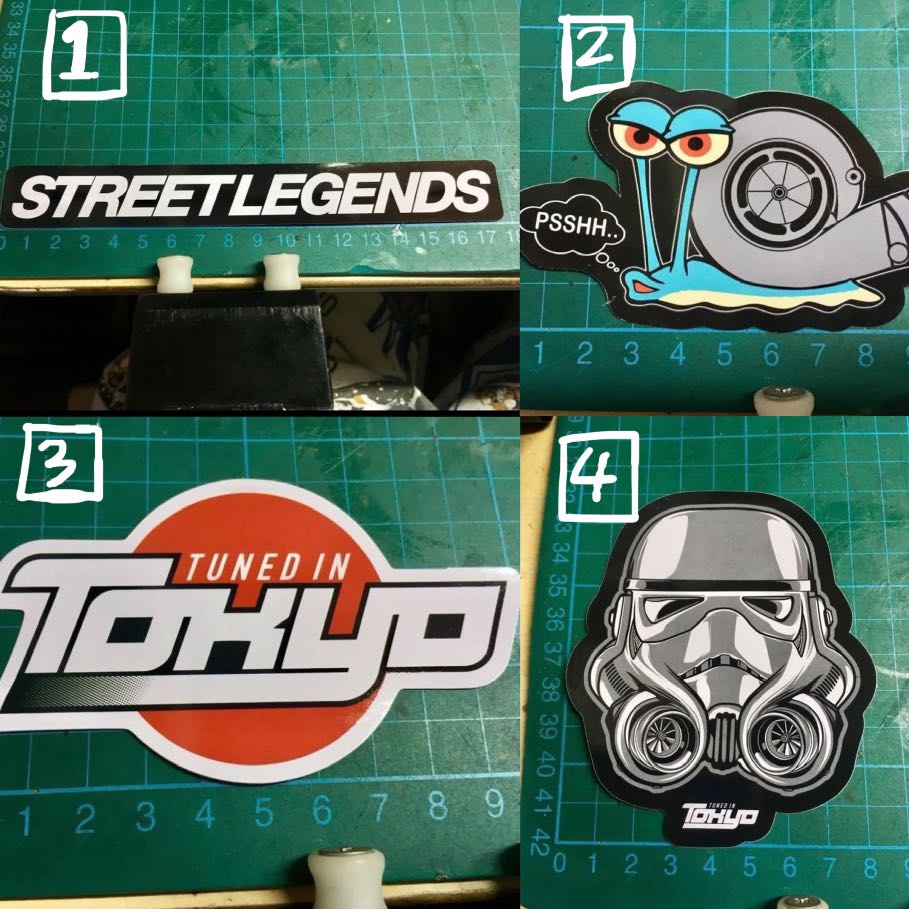 Assorted Stickers from Tuned in Tokyo, Hobbies & Toys, Toys & Games on ...