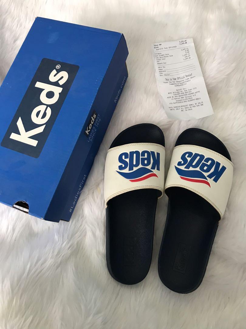 Authentic Keds slides, Women's Fashion, Footwear, Flats & Sandals on ...