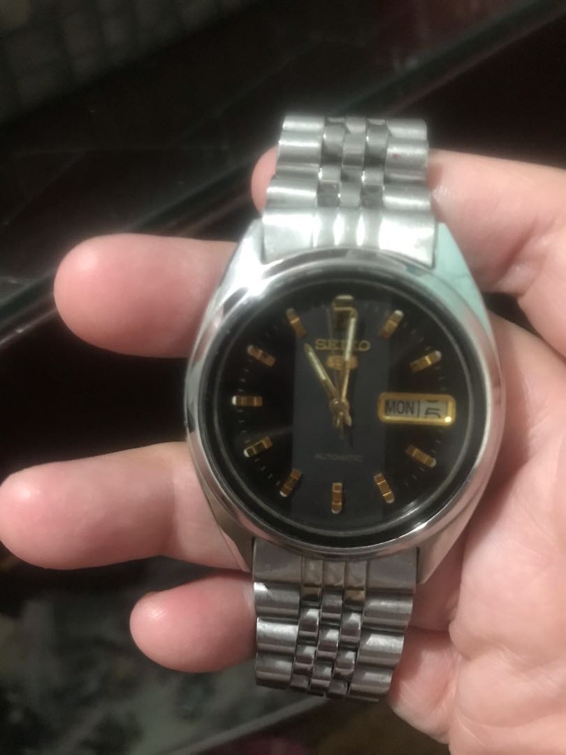 Authentic Seiko 5 Automatic Vintage Mens Watch, Men's Fashion, Watches ...