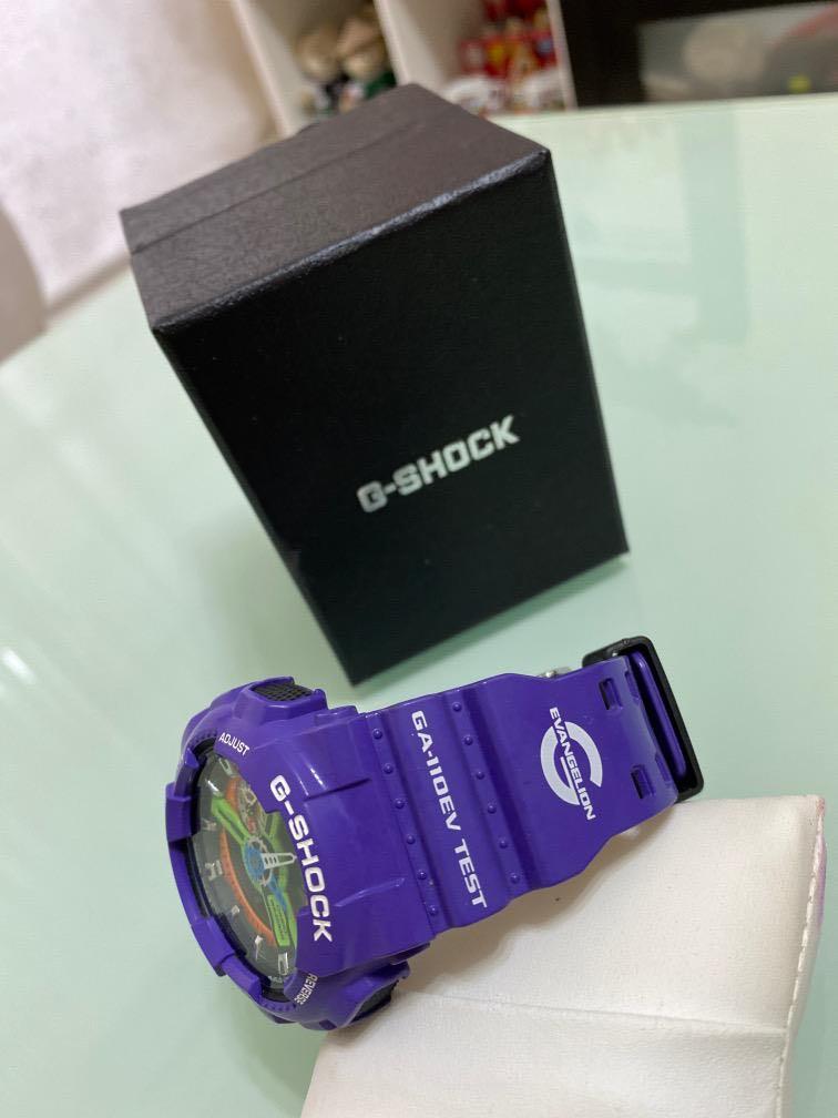 Casio G SHOCK x "EVANGELION" NERV Limited GA-110EV, Men's Fashion ...