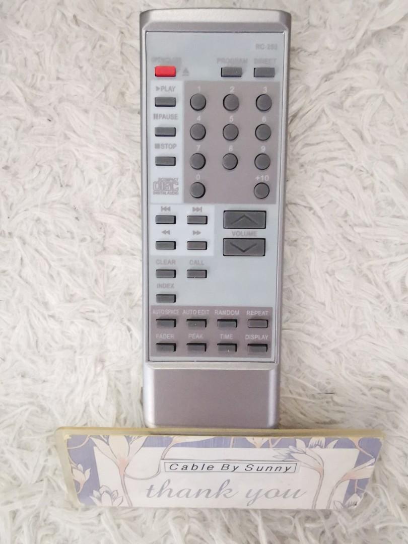 Cd players Remote Control, Electronics, Audio on Carousell