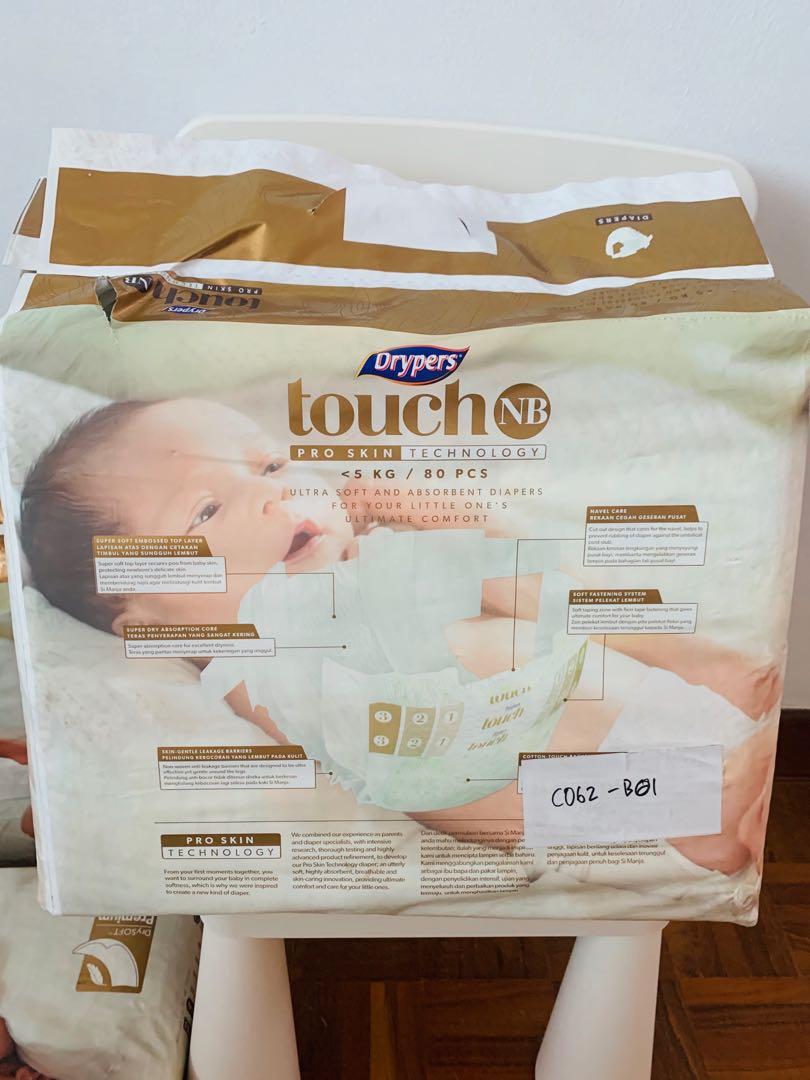 (Include freebies) Drypers Touch Diapers Newborn, Babies & Kids ...