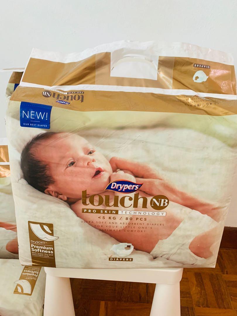 (Include freebies) Drypers Touch Diapers Newborn, Babies & Kids ...