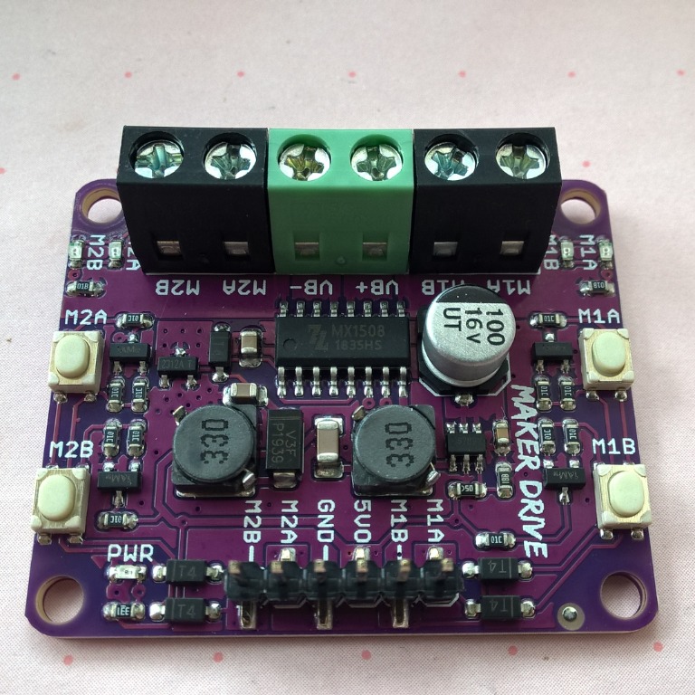 Dual H-Bridge Motor Driver Board (# Arduino, PIC, micro:bit, Raspberry ...