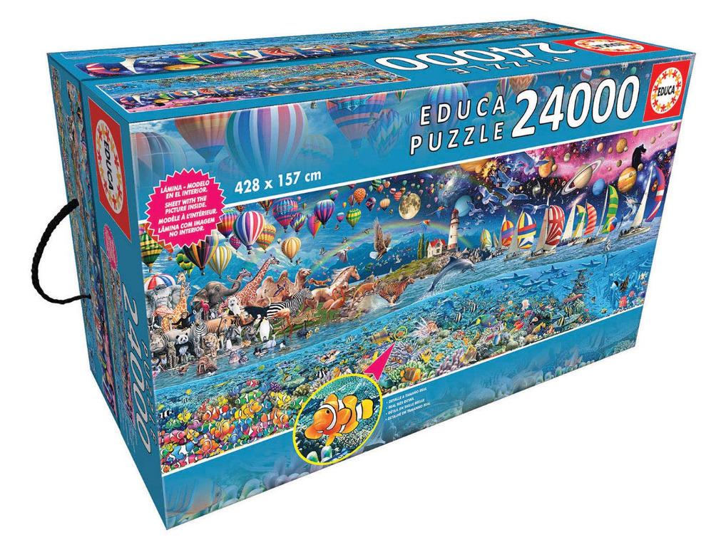 Educa Borras Life, The Greatest 24,000 Piece Puzzle, Toys & Games ...