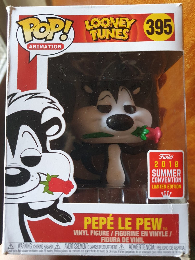 Funko Pop Pepe Le Pew #395 SDCC, Hobbies & Toys, Toys & Games on Carousell