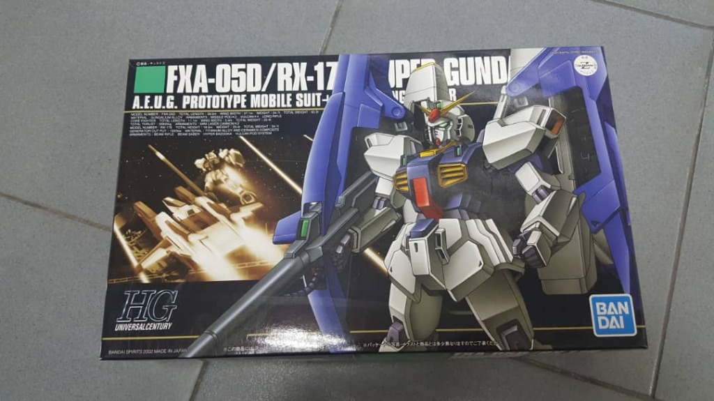 FXA-05D /RX-178 SUPER GUNDAM HGUC 1/144 GUNPLA BANDAI, Hobbies & Toys ...
