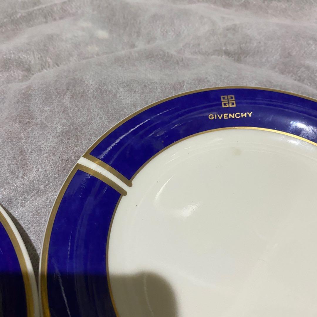 Givenchy Tri Blue Gold Cake Plate Set, Furniture & Home Living ...